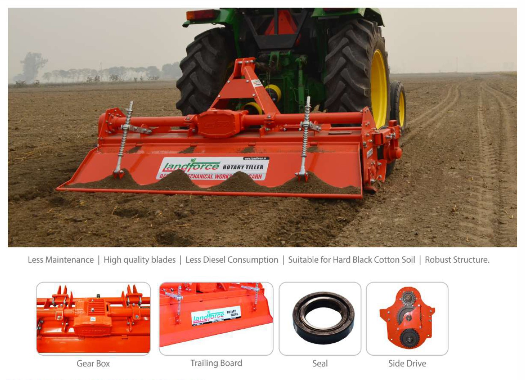 Rotary Tiller – Heavy Duty Robusto – Agroking