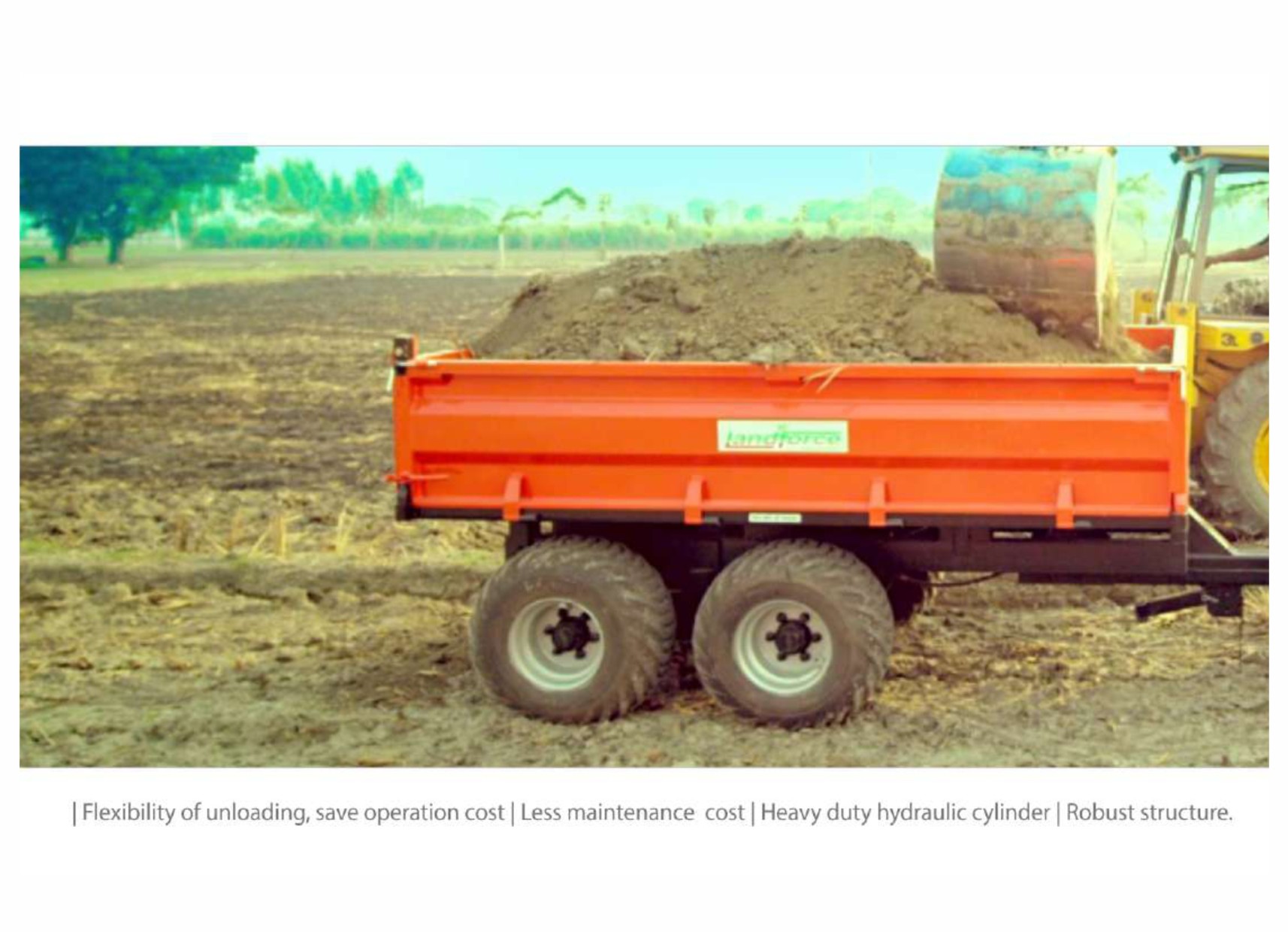 Tipping Trailer Single Tyre – Heavy Duty – Agroking